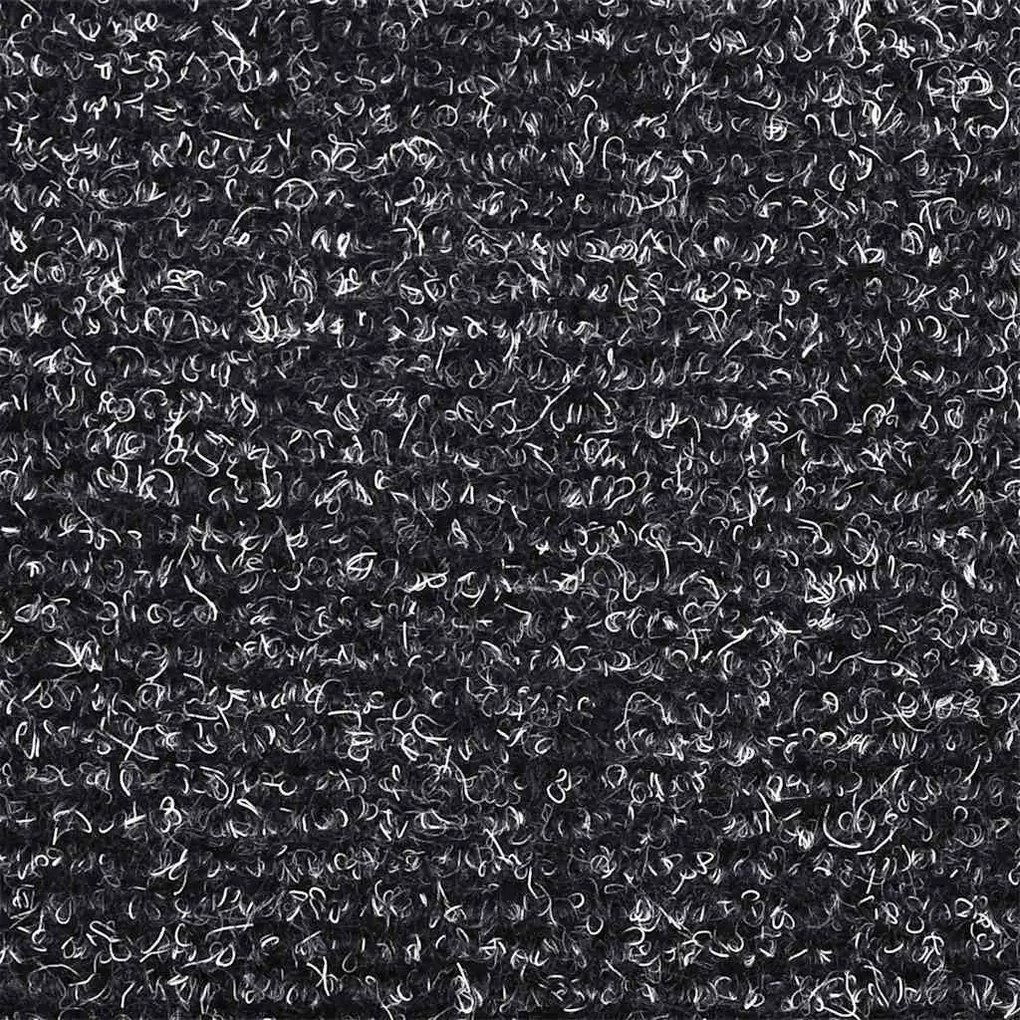 Schodové rohože samolepicí 20 ks 56 x 17 x 3 cm tmavě šedé půlkulaté 3365668