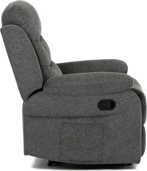 Polohovací křeslo šedé TV-4086 GREY2