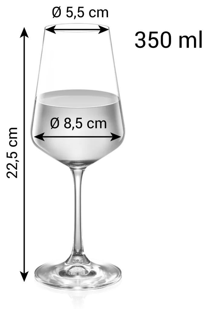 Sklenice na bílé víno GIORGIO 350 ml, 6 ks