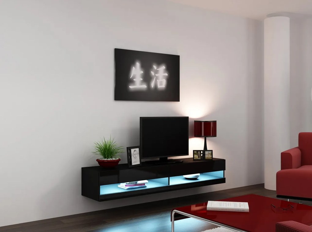Cama Televizní stolek VIGO NEW 180 Barva: černá