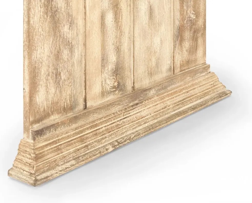 furniture-nabytek.cz - Masivní šatní panel Patinor z mangového dřeva, lakovaný, přírodní barva – 70×6×110 cm