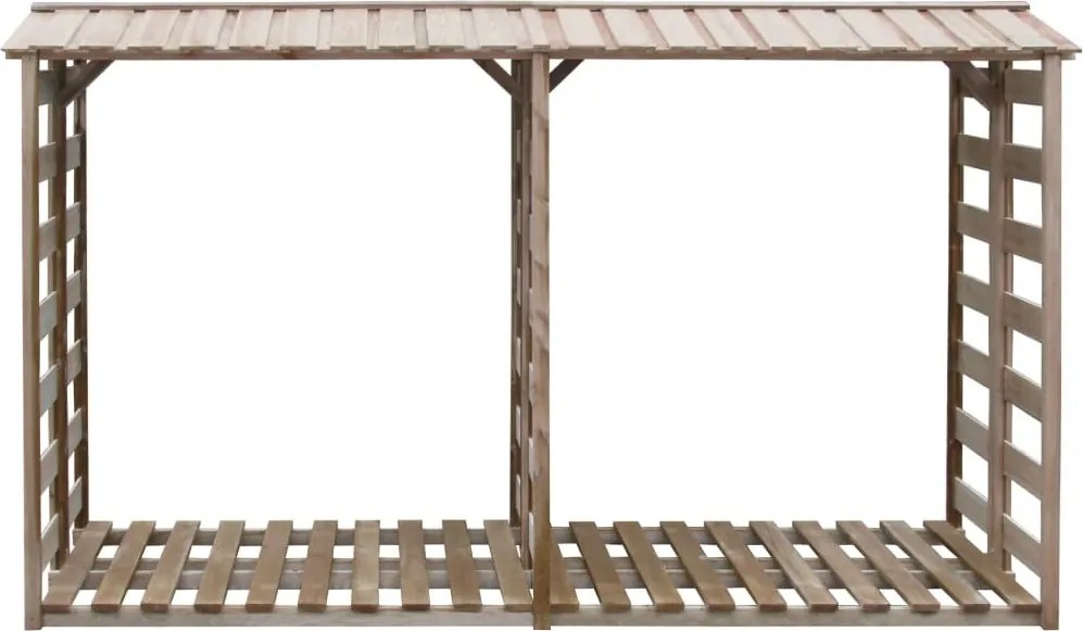 vidaXL Kůlna na dříví 300 x 90 x 176 cm impregnovaná borovice [43330]