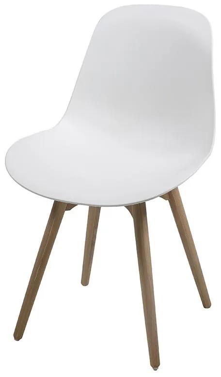 Design by scandinavia Jídelní židle s masivními nohami Shale (SET 2 ks) 3786