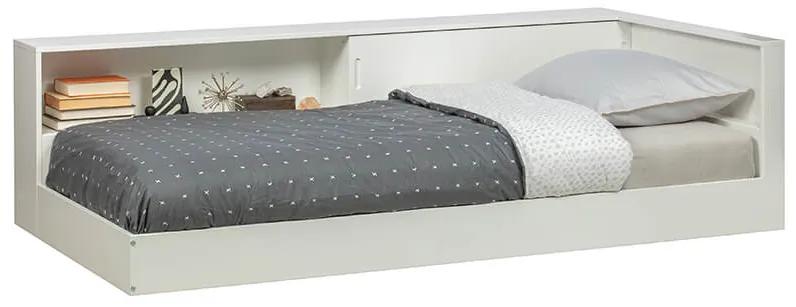 Rohová postel connect 90 x 200 cm bílá MUZZA