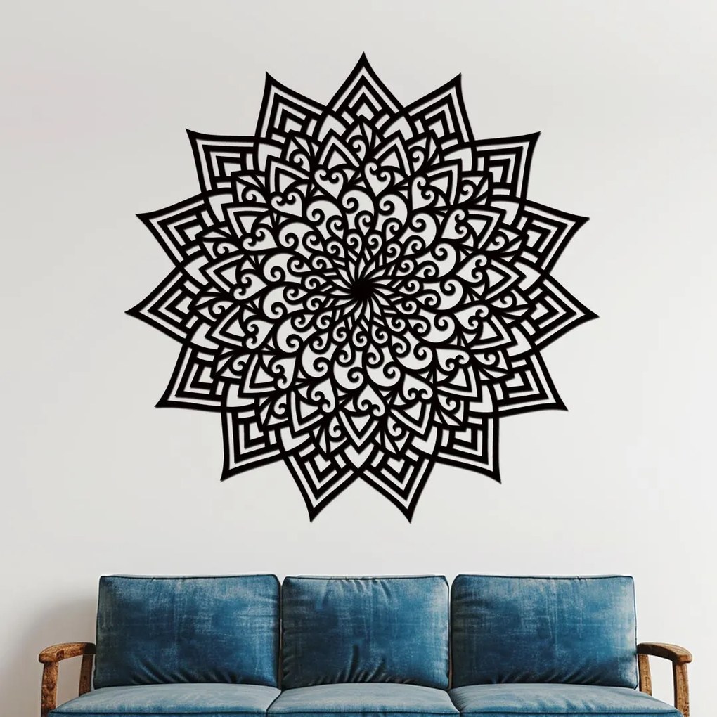 dřevo života Dřevěná mandala LASKAVOSTI Zvolte rozměr (cm): 60x60, Zvolte barvu dekoru: Třešeň