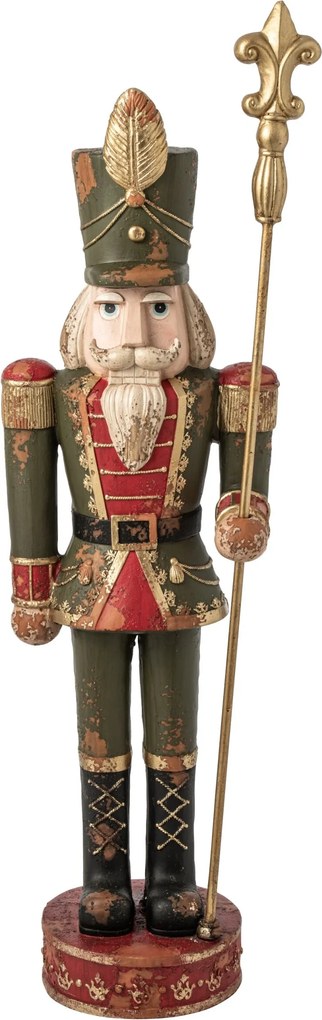 Venkovní antik vánoční dekorace louskáčka Nutcracker – 39*30*131 cm