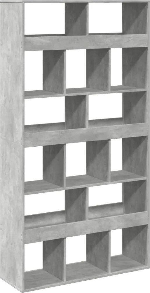 Dělicí stěna betonově šedá 100 x 33 x 187,5 cm kompozitní dřevo 3309540