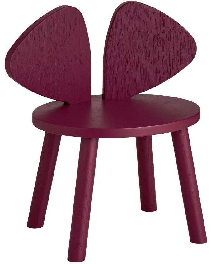 OnaDnes -20% Nofred Vínově červená dětská židlička Mouse