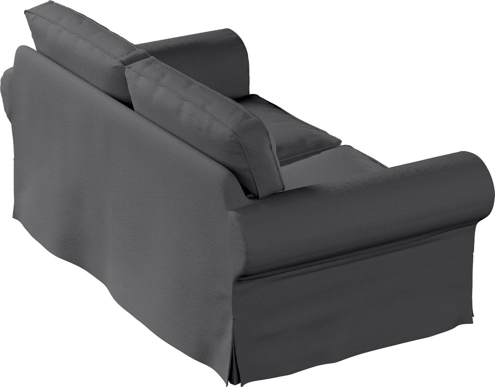 Potah na pohovku IKEA Ektorp 2-místná rozkládací  NOVÝ MODEL 2012 barva šedá látka pletený vzor