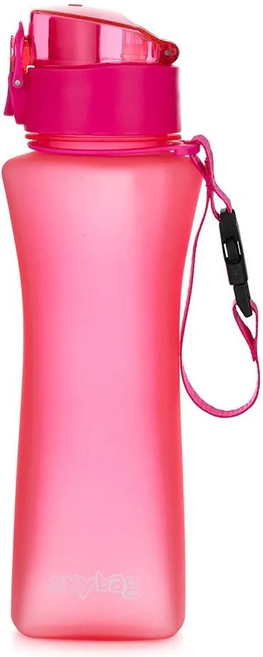 Oxybag láhev na pití tritan růžová - matná 550 ml