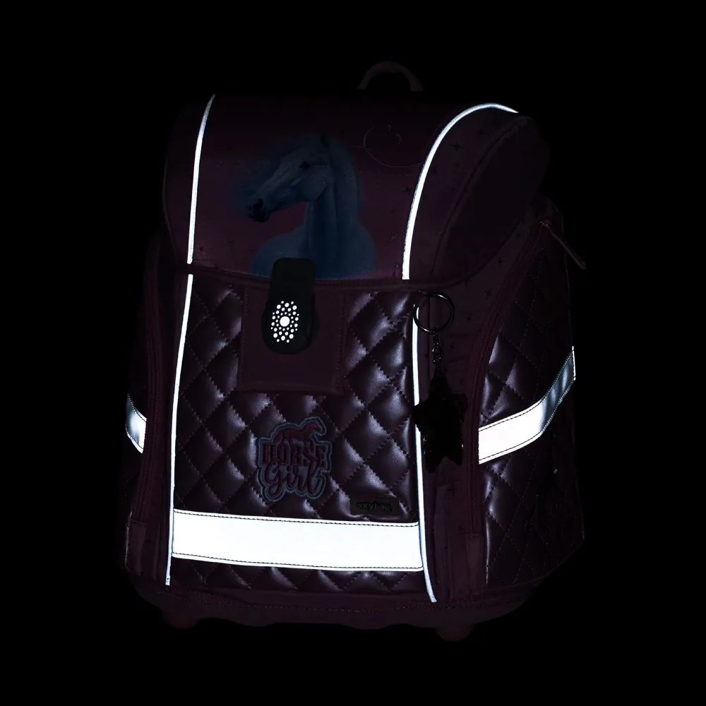 Oxybag PREMIUM LIGHT - školní aktovka Kůň Romantic