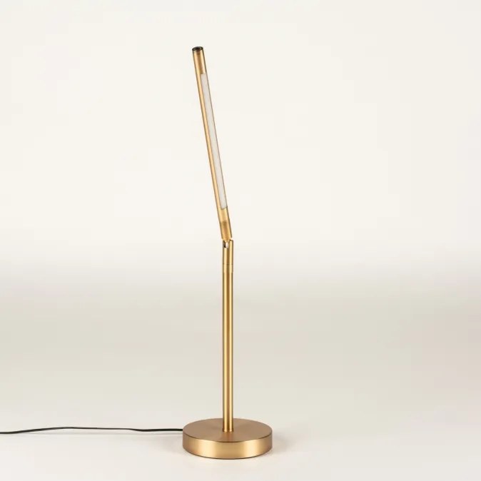 Stolní minimalistická LED lampa Cascade Gold