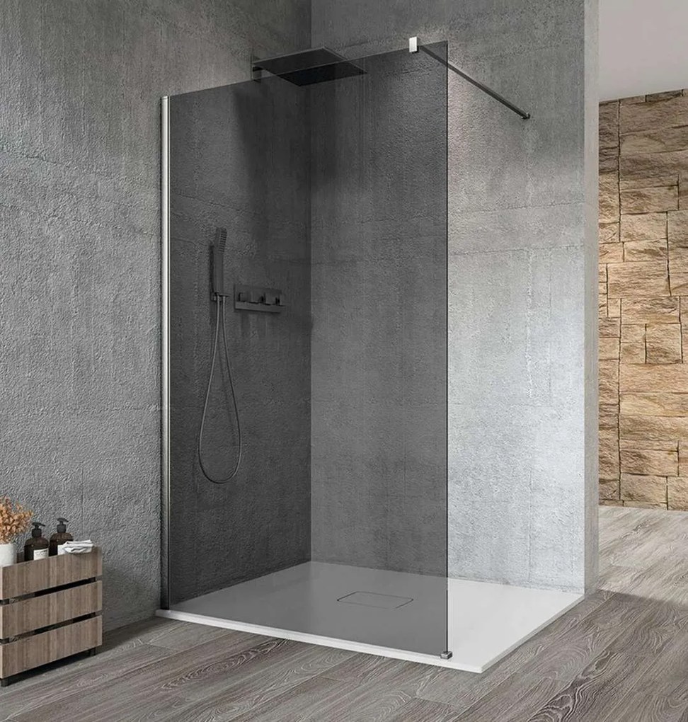 Gelco Vario - Sprchová zástěna, 110x200 cm, kouřové sklo/chrom GX1311GX1010
