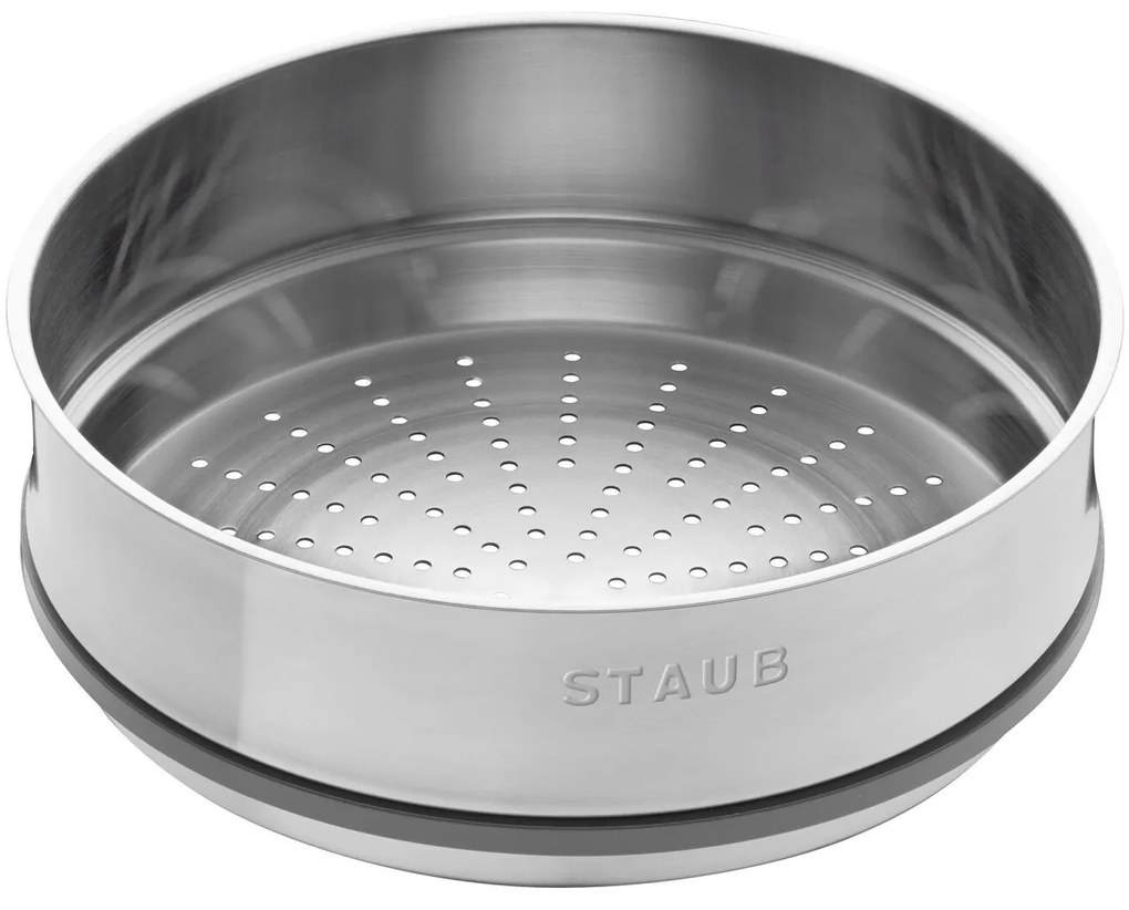 Staub Cocotte hrnec kulatý s napařovací vložkou, 24 cm/3,7 l černý, 13242423