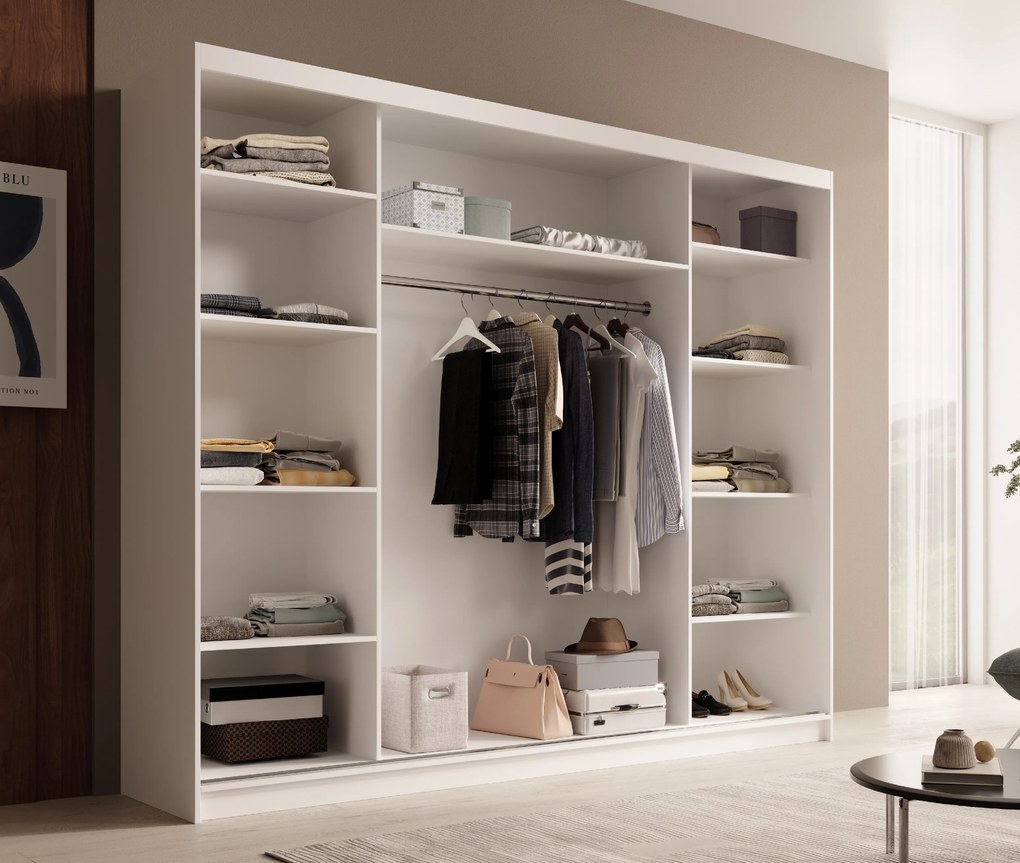 ADRK Furniture Posuvná skříň Etna 250 ADRK-SW-ETN-W-250