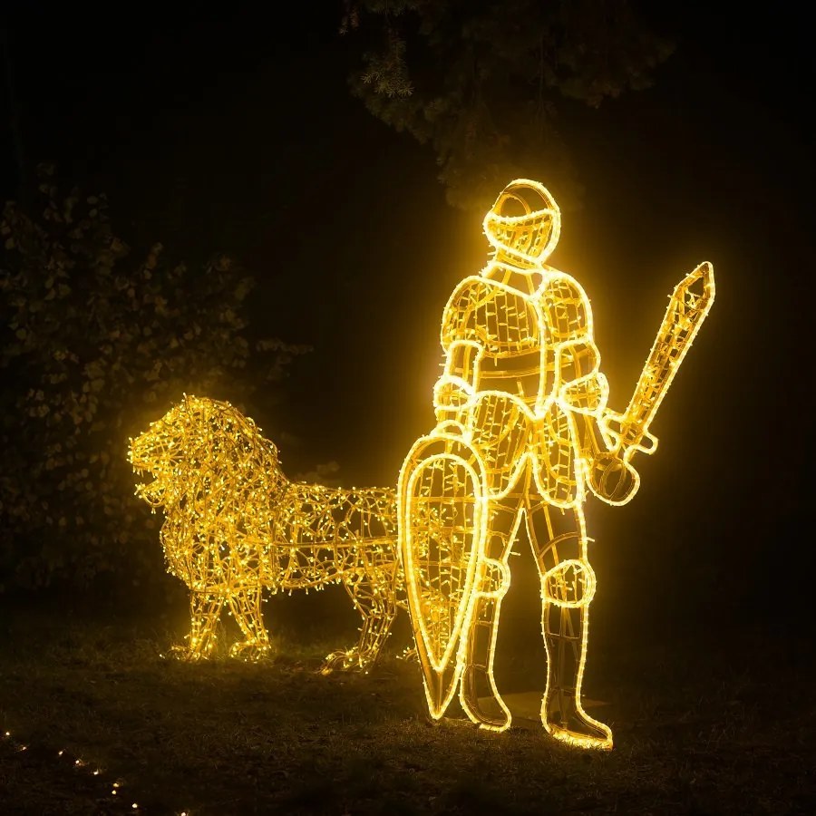Easy Fix LED světelný řetěz, 100 m, venkovní, teple bílá s FLASH, 2000 diod, bílý kabel, IP67, cívka