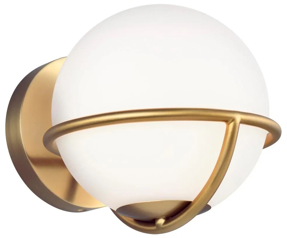 Designové nástěnné svítidlo Elstead APOLLO 1 BB mosaz 1xG9