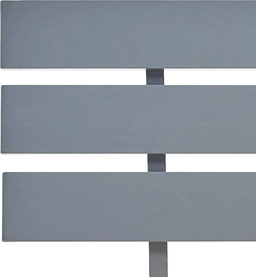 Rám postele šedý masivní borovice 120 x 200 cm 283168