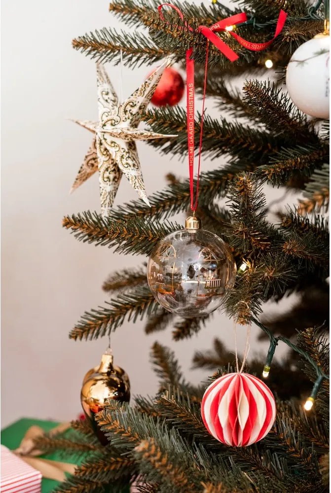 Skleněná ručně foukaná vánoční koule ø 8 cm Annual Christmas Bauble – Holmegaard
