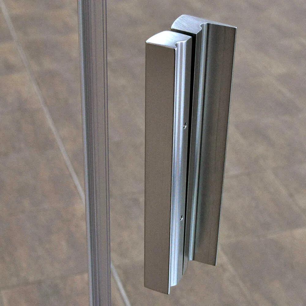 Roth Tower Line čtvercový sprchový kout 80 x 80 x 201 cm stříbro intimglass TCO1/800_TBL/800_st_in
