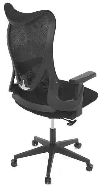 Ergonomická kancelářská židle SOSA - černá síťovina Barva: černá