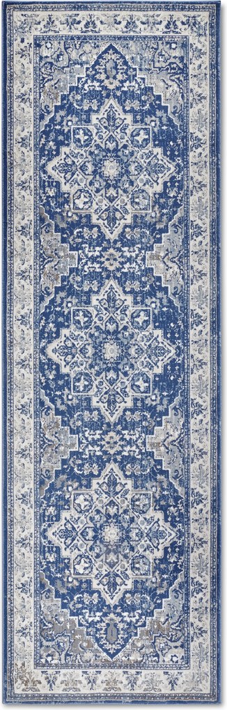 Villeroy & Boch, Běhoun Villeroy & Boch 106123 Blue, Cream, 80x240, modrá, ložnice