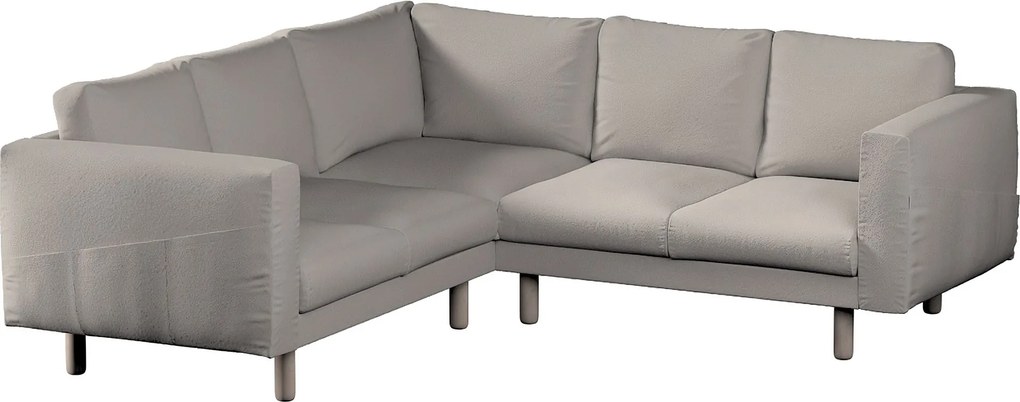 Potah na pohovku IKEA Norsborg rohová 4-místná barva béžová látka pletený vzor