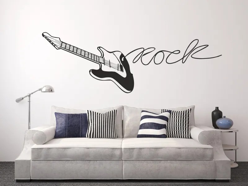 Samolepka na zeď - Kytara ROCK