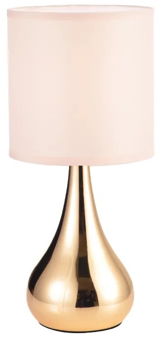 ACA DECOR Stolní lampa BELLATRIS, stmívatelná dotykem, růžová barva