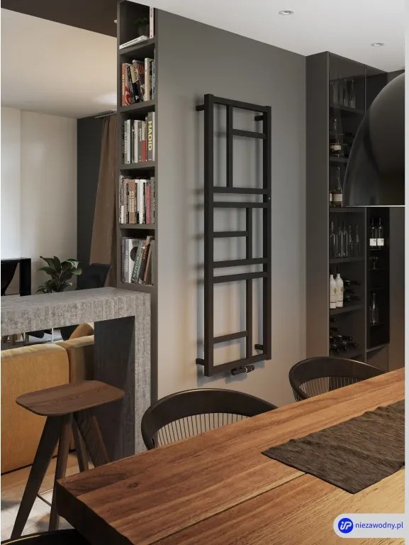 Hopa Mondrian koupelnový radiátor 400 x 832 mm středové připojení barva zlatá RADMON408084SP