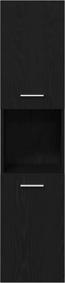 Sada koupelnového nábytku 3 ks Černý dub 90 x 38,5 x 46 cm 3334326