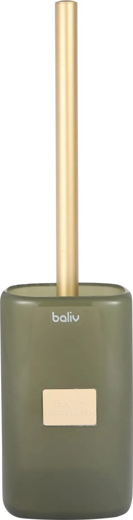 baliv Moss Green trend Držák na WC štětku, khaki, polyresin