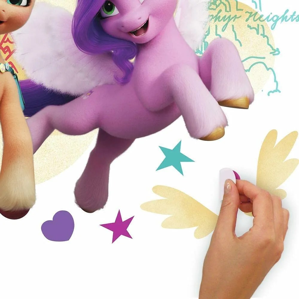 York Wallcoverings Samolepky s pohádkovým motivem MY LITTLE PONY se jménem vašeho dítěte