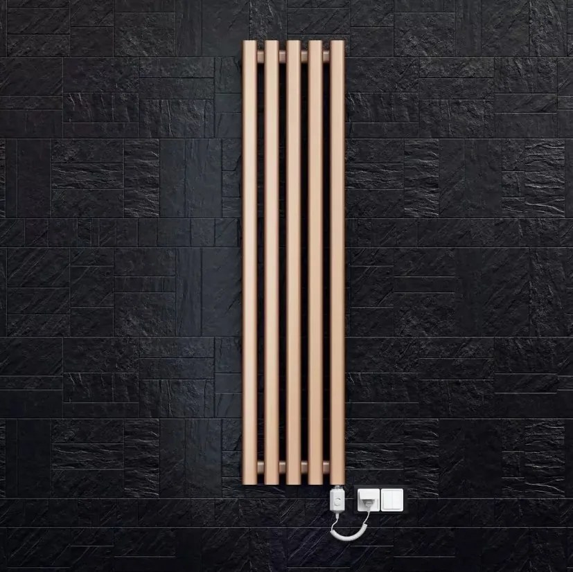 Regnis Lazur LA, topné těleso 330x1000mm se středovým připojením 50mm, 428W, bílá matná, LAZURLA/1000/330/D5/WHITE