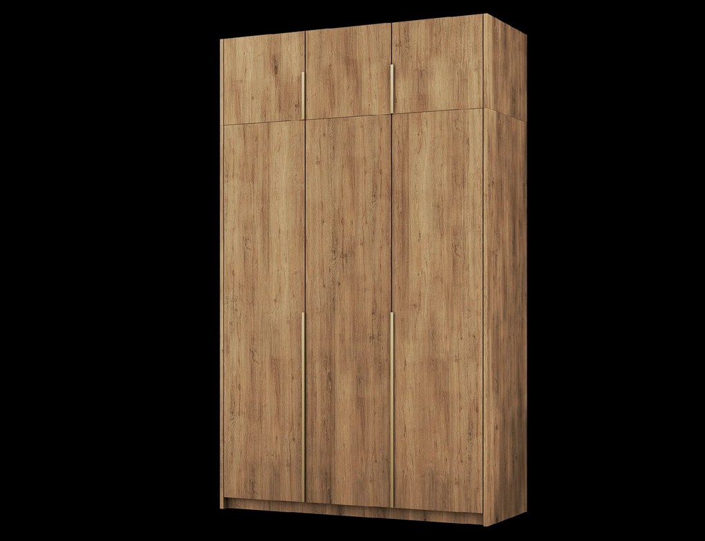 ADRK Furniture Bregma III skříň s nástavcem – otočná ADRK-W-BREG-150-AG