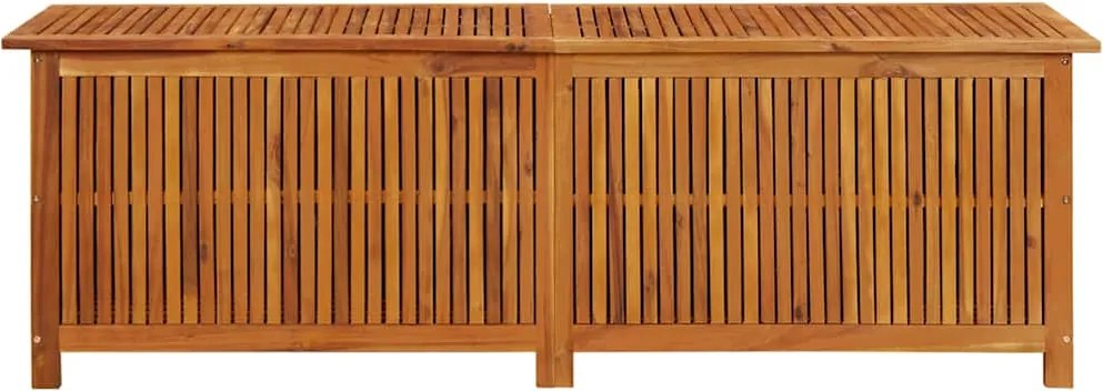 Zahradní úložný box 175 x 50 x 58 cm masivní akáciové dřevo 316499