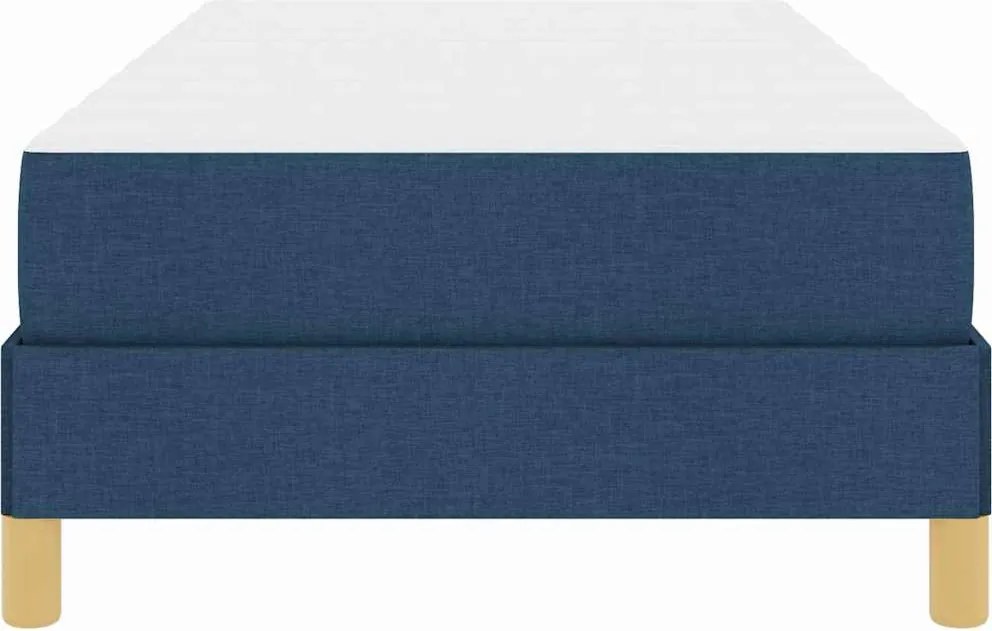 Postel s boxspringem s matrací Modrá 80 x 200 cm textil 3398527