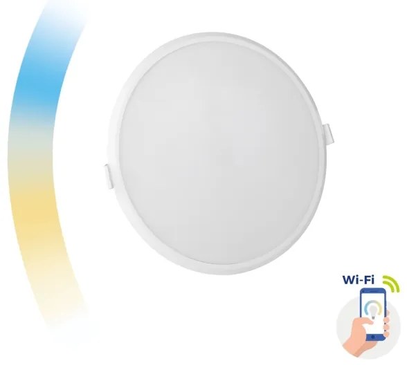 LED Stmívatelné podhledové svítidlo ALGINE LED/22W/230V Wi-Fi Tuya kulatý