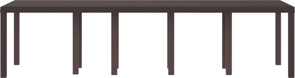 Zahradní stůl Hnědá 300 x 100 x 73 cm polyratan 3378521