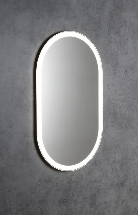 Sapho Sapho, PARGA oválné zrcadlo s LED osvětlením 60x100 cm, PG600