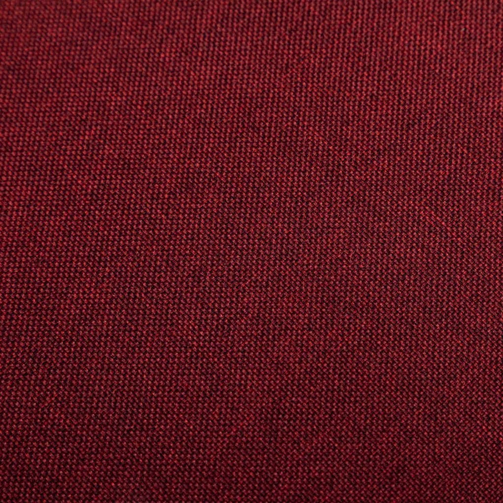 Barové židle 2 ks vínové textil 289375