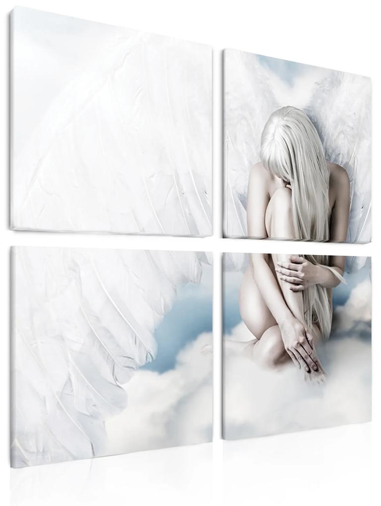 Malvis ® Obraz Anděl v nebi ROZMĚR (šířka x výška): třídílný obdélník 120x80 cm