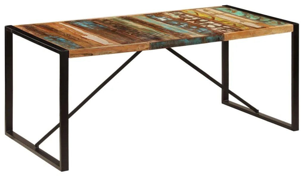 247415 vidaXL Jídelní stůl 180 x 90 x 75 cm masivní recyklované dřevo