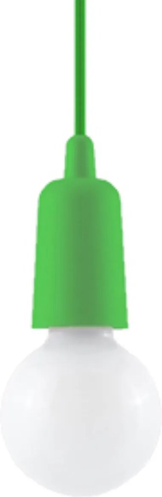 Sollux Lighting Závěsné svítidlo DIEGO 1 zelené