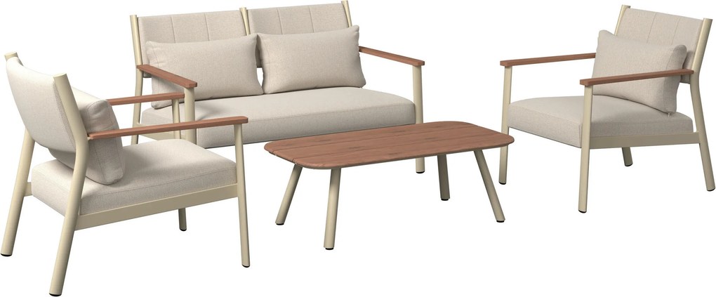 XXXLutz ZAHRADNÍ SADA 4dílné, dřevo, kov, textil Ambia Garden - 002004004909