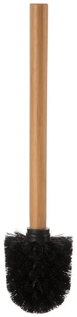 WC kartáč Natureo B, černá/s dřevěnými prvky