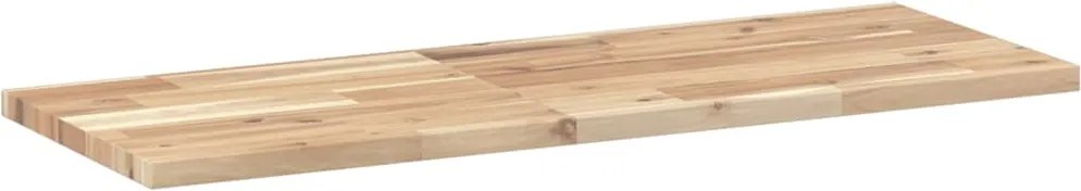Plovoucí police 3 ks 100 x 30 x 2 cm neošetřené akáciové dřevo 3279377
