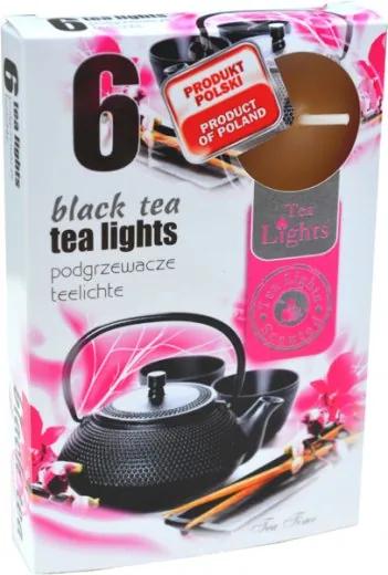 Černý čaj, čajová svíčka 6ks 674