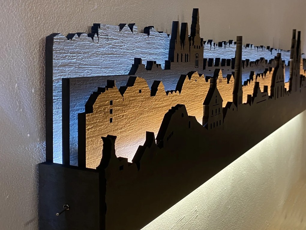 Li-Go "Praha" světelný obraz 230V 125x35cm