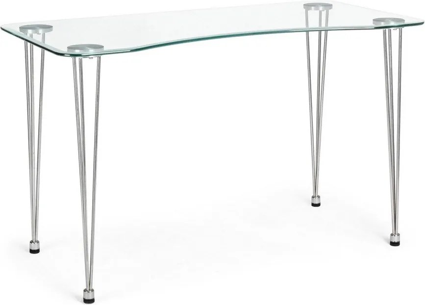 Pracovní stůl se skleněnou deskou 60x120 cm Rondo – Bizzotto